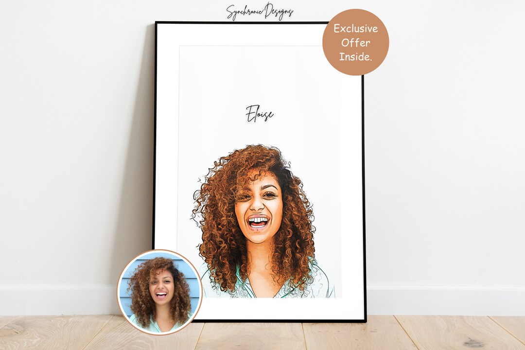 Custom Comic Style Portrait, Social Media Avatar, Custom Self Portrait ...