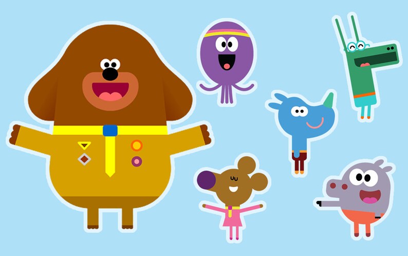 Hey Duggee Birthday Cake Topper Set With Custom Name and Age - Etsy UK