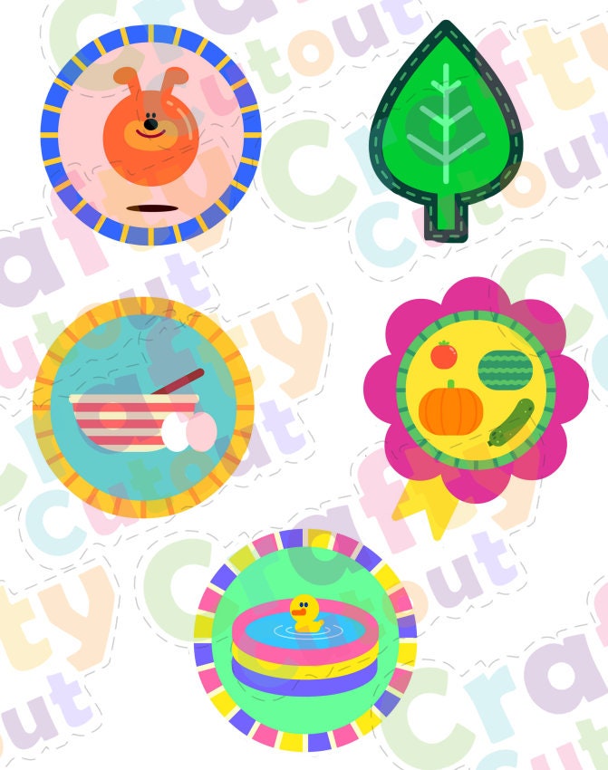 Hey Duggee Enspired Happy Birthday Cake Topper Set Download Only - Etsy ...