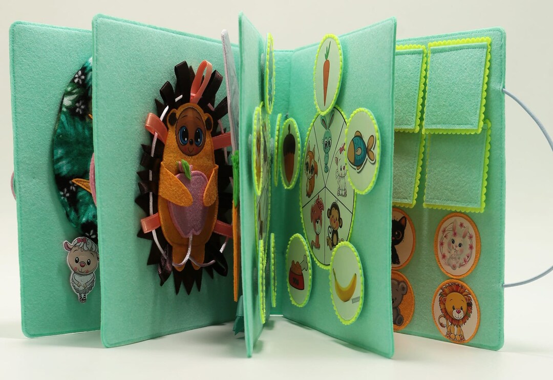 Quiet Book Montessori Toy Soft Felt Busy Book Felt - Etsy