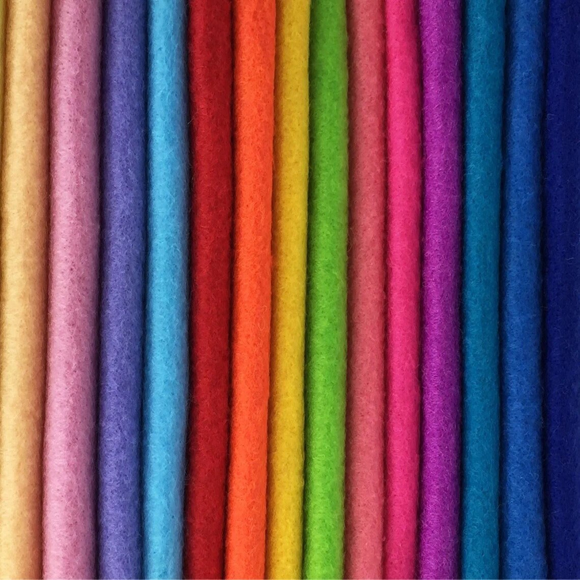 You Choose 5 9x12 Polyester Felt Sheet, 1mm Thick Felt, Crafting Kit ...