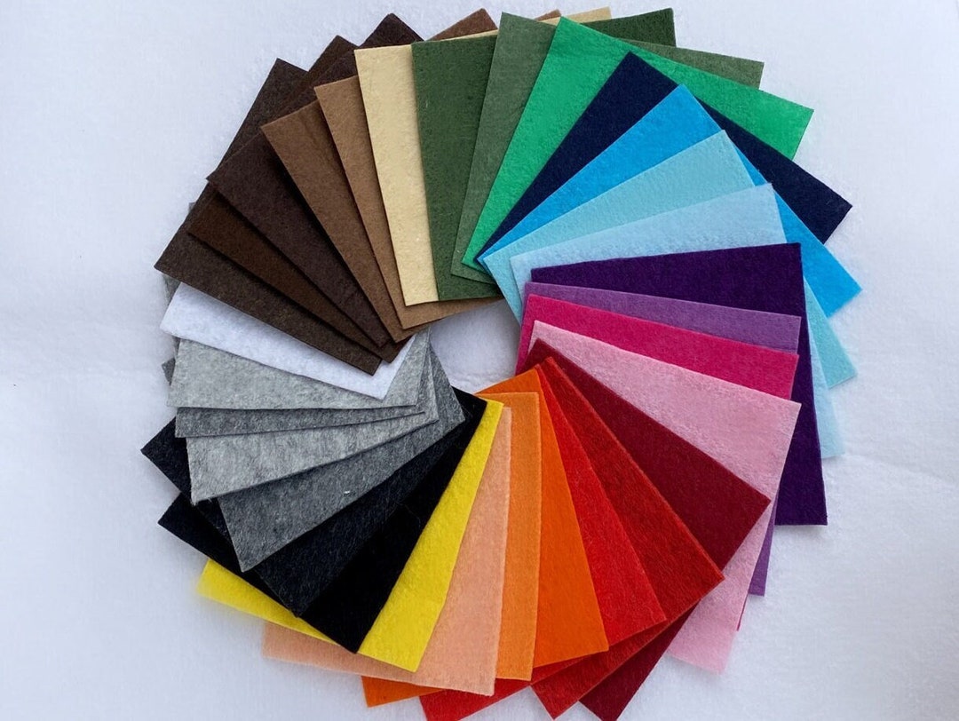 1 Mm Hard Korean Polyester Felt Fabric Non Woven Felt for DIY Projects ...