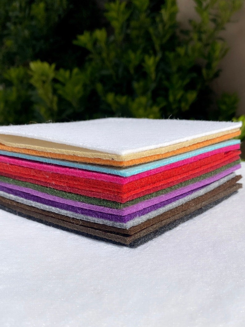 3mm Thick 100% Wool Felt Sheet: DIY Craft Fabric, Multiple Colors - Etsy