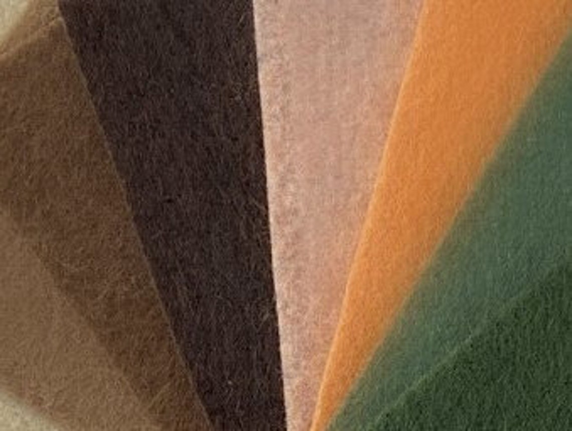 Hard Korean Rainbow Colours Felt 1mm Thick Sheets, Polyester Felt Sheet ...
