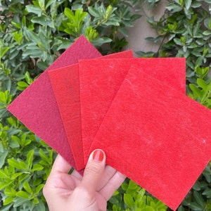 Craft Felt Sheet: Stiff 1mm Polyester Felt Squares - 9x12 or 12x18 - Etsy