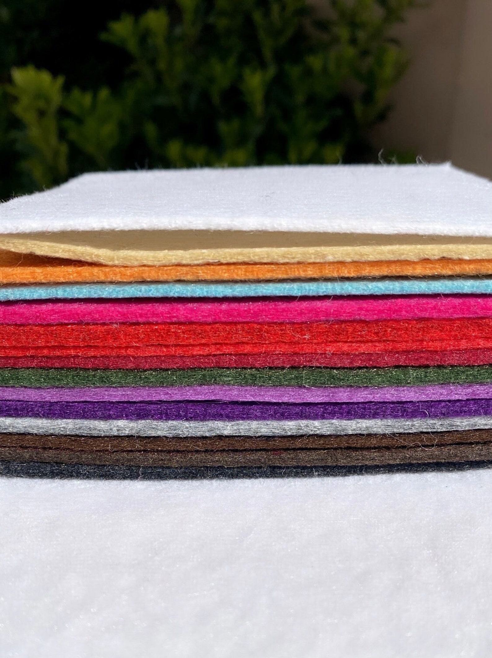 Premium 100% Merino Wool Felt Sheets 3mm, 36 Colors for Your DIY ...