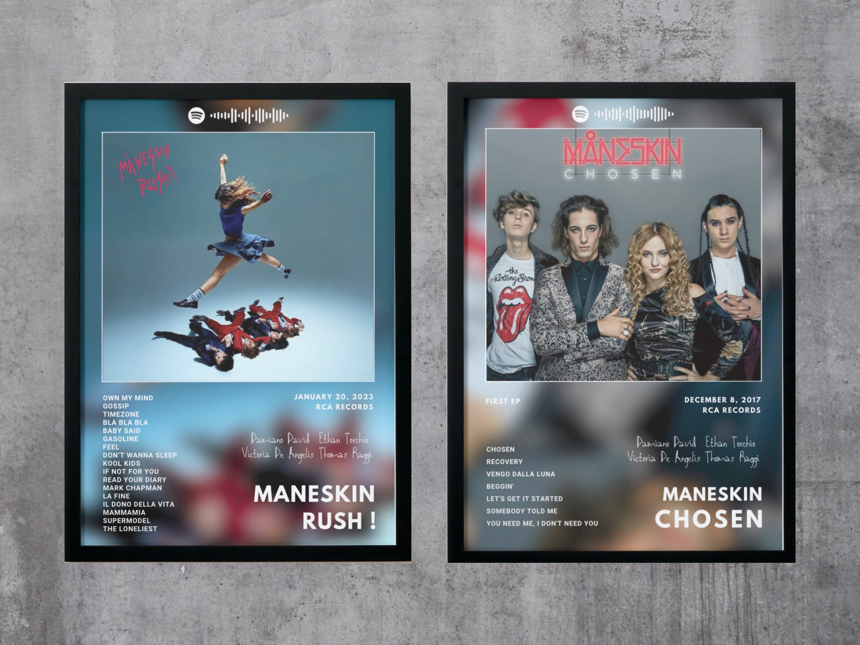 Maneskin Albums En Posters Ι Album Posters Ι Album Cover Ι Wall Art Ι ...