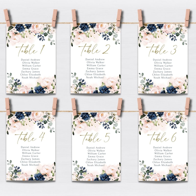 Navy and Blush - Etsy