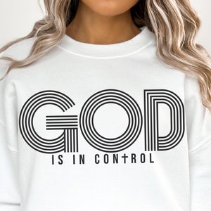 God is in Control Svg Png, Christian Svg, Faith Svg, Cross Svg, Jesus ...