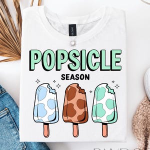 Popsicle Season Png, Summer Ice Cream Png, Cute Popsicle Png, Frozen ...