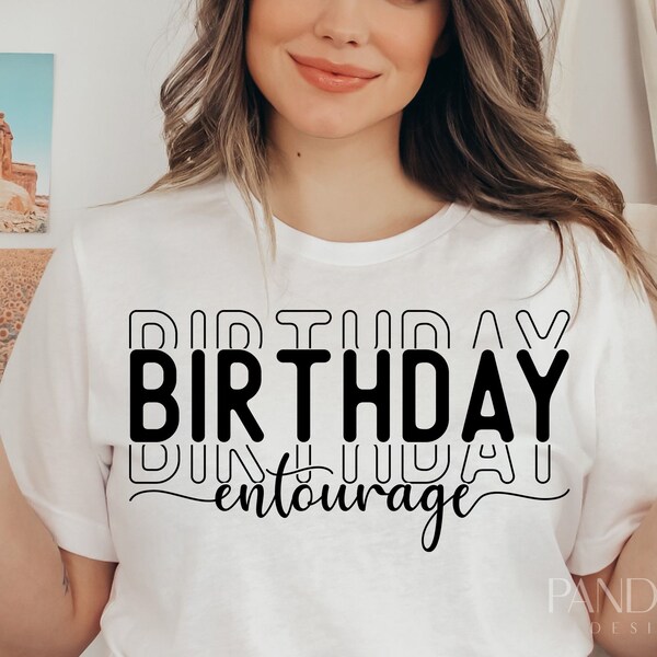 Birthday Entourage - Etsy
