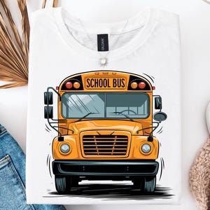 School Bus Png, Retro Bus Png, Bus Driver Sublimation, Transportation ...