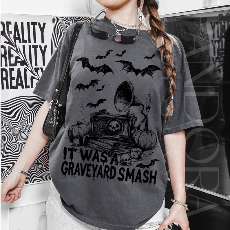 Graveyard Smash PNG: Retro Halloween Monster Mash (digital Download) - Etsy