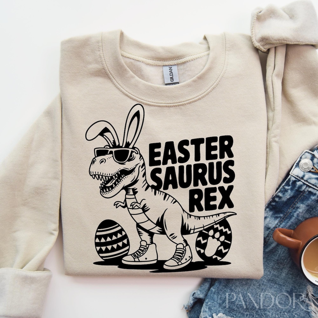 Eastersaurus Rex Svg Png, Easter T-rex Svg, Dinosaur Easter Svg, Funny ...