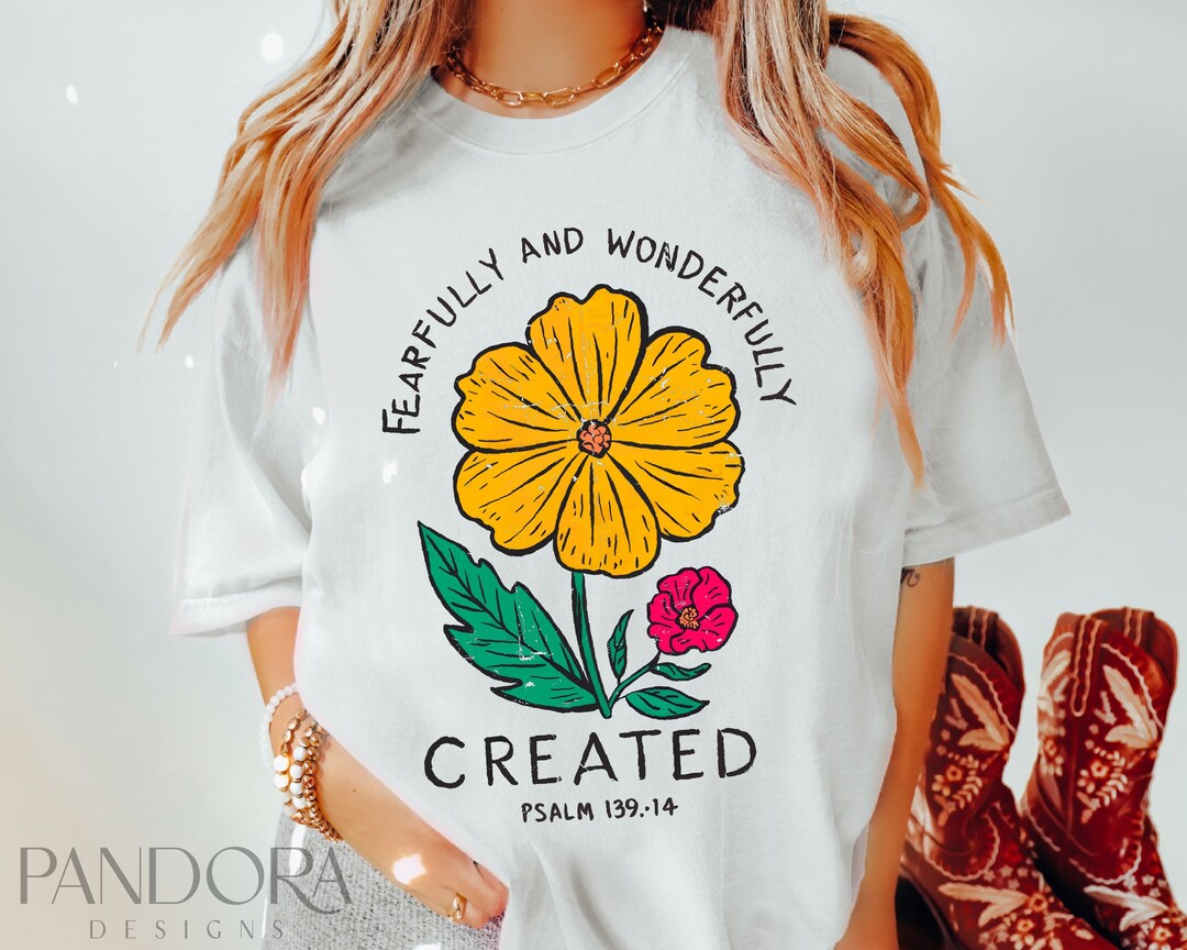 Fearfully and Wonderfully Png, Christian Png, Bible Verse Png ...