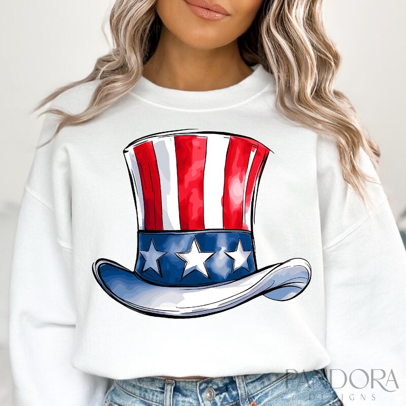 Uncle Sam Top Hat - Etsy