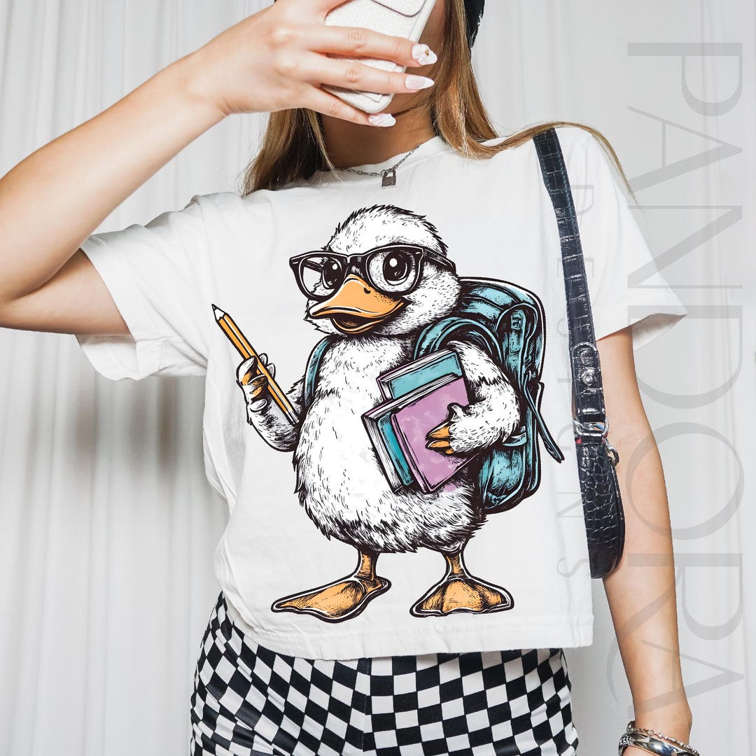 Back to School Png, Png, First Day of School Png, School Duck Png ...