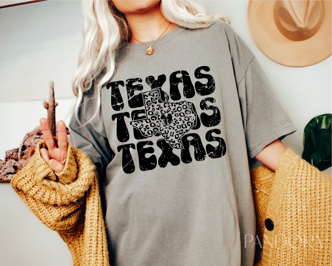 Texas Svg Png, Distressed Texas Map Png, Grunge Stacked Texas Leopard ...