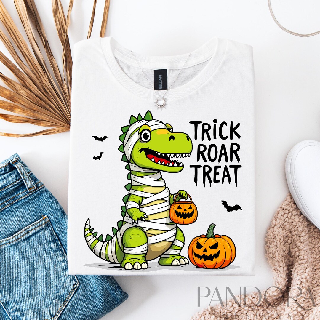 Dinosaur Halloween Png, Mummy Dinosaur Png, Halloween Dino Sublimation ...