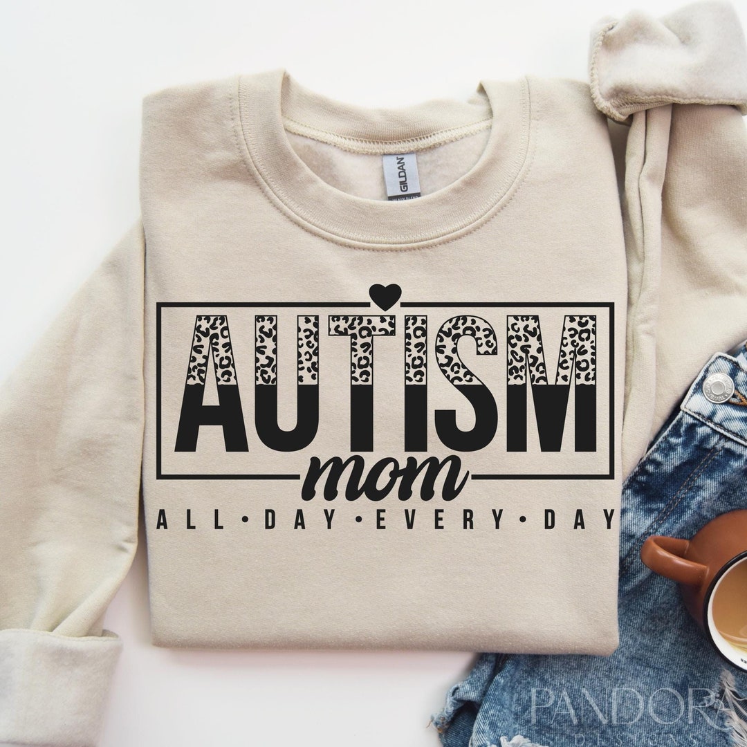 Autism Mom Svg Png, Autism Support Svg, Autism Awareness Svg, Autism ...