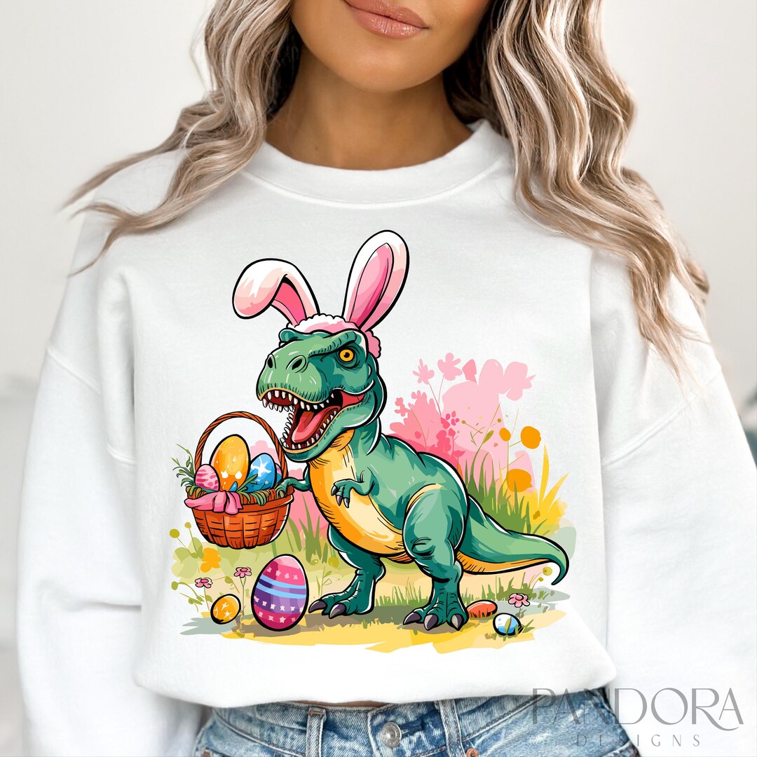 Easter T-rex Dinosaur Png, Easter Png, Easter Bunny Png, Funny Easter ...
