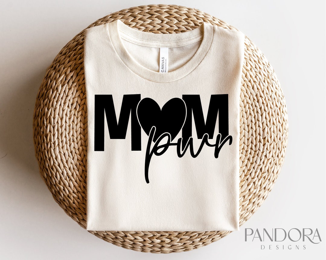 Mom Pwr Svg, Mom Power Svg, Gift for Mom Mother's Day Svg Cut File ...