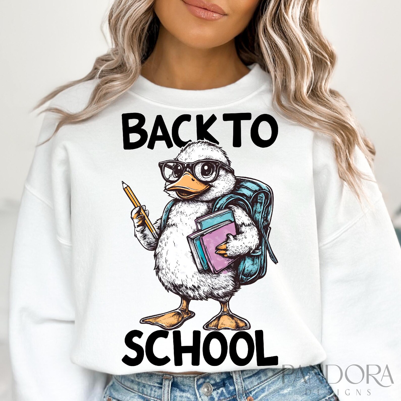 Back to School Png, Png, First Day of School Png, School Duck Png ...