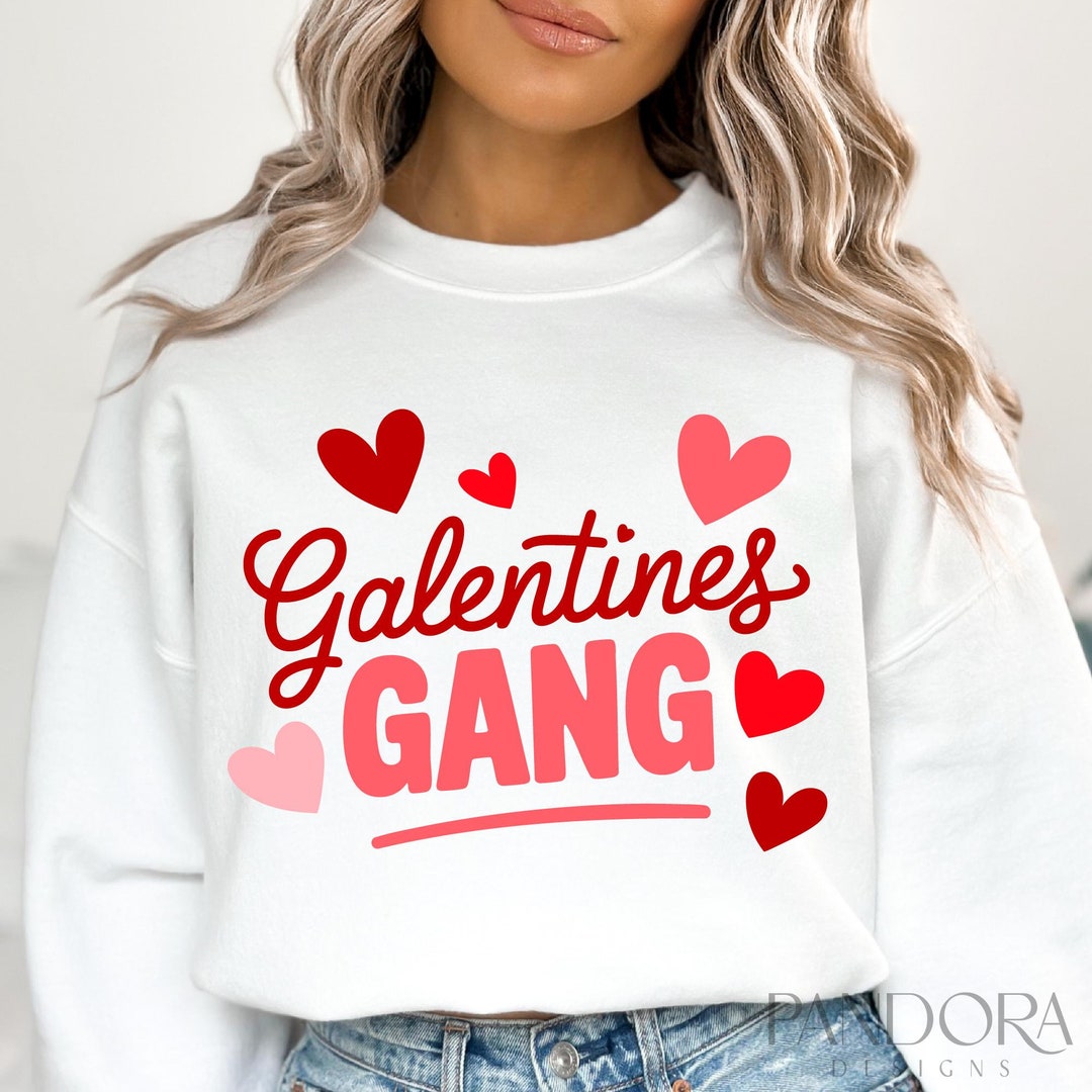 Galentine Gang Svg Png, Girly Valentine Svg, Galentines Day Svg, Girl ...