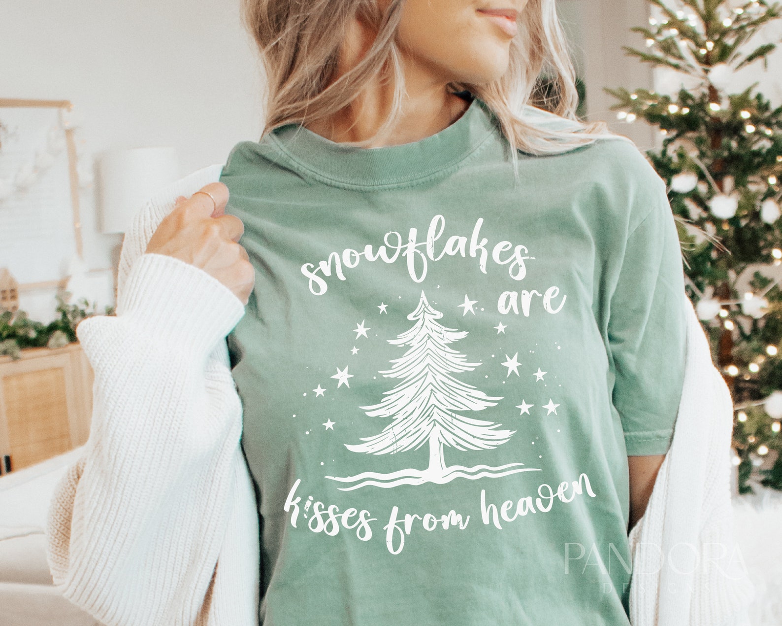 Snowflakes Are Kisses From Heaven Svg, Winter Quote Png, Snowflake ...