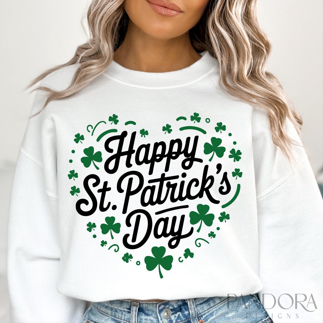 Svg Saint-Patrick, Svg joyeux Saint-Patrick, Shamrock Svg, Saint ...