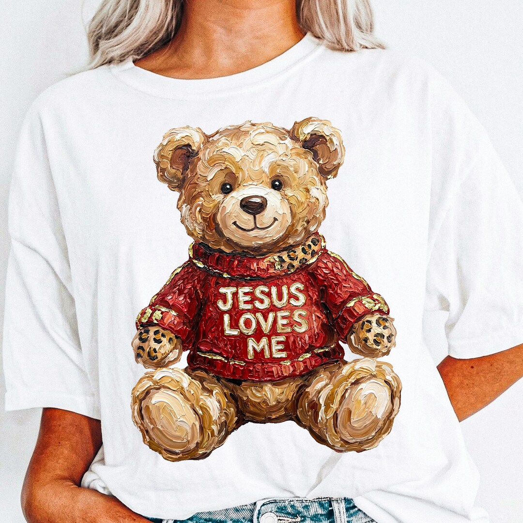 Jesus Loves Me Png, Christian Teddy Bear Png, Faith Png, Religious Png ...