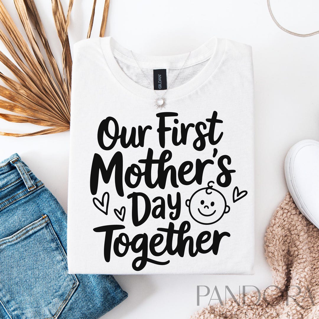 Erster Muttertag svg Png, Muttertag mit Baby svg, unser erster ...