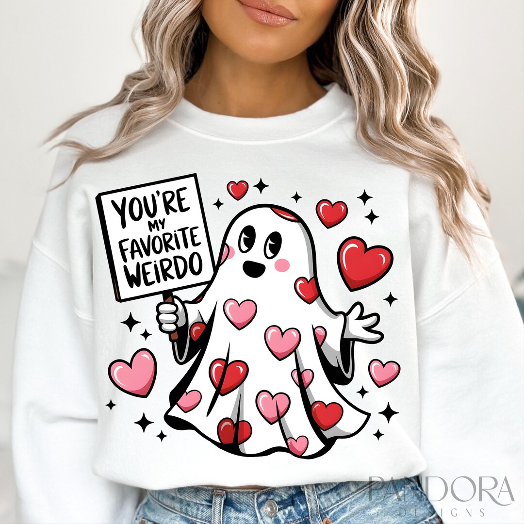 You're My Favorite Weirdo Png, Valentine Ghost Png, Be My Boo Png ...