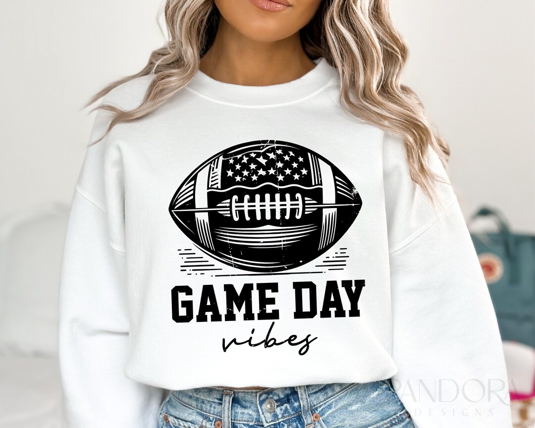Game Day Vibes Svg Png, Football Svg, Touchdown Vibes Svg, Football ...