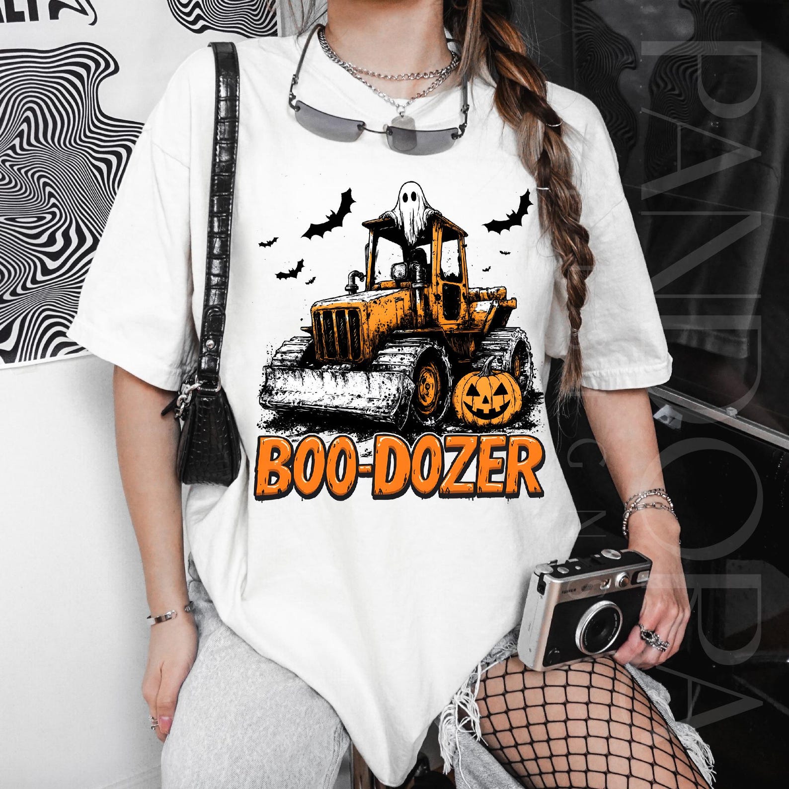 Boo Dozer Png, Funny Halloween Png, Funny Ghost Png, Halloween Pun Png ...