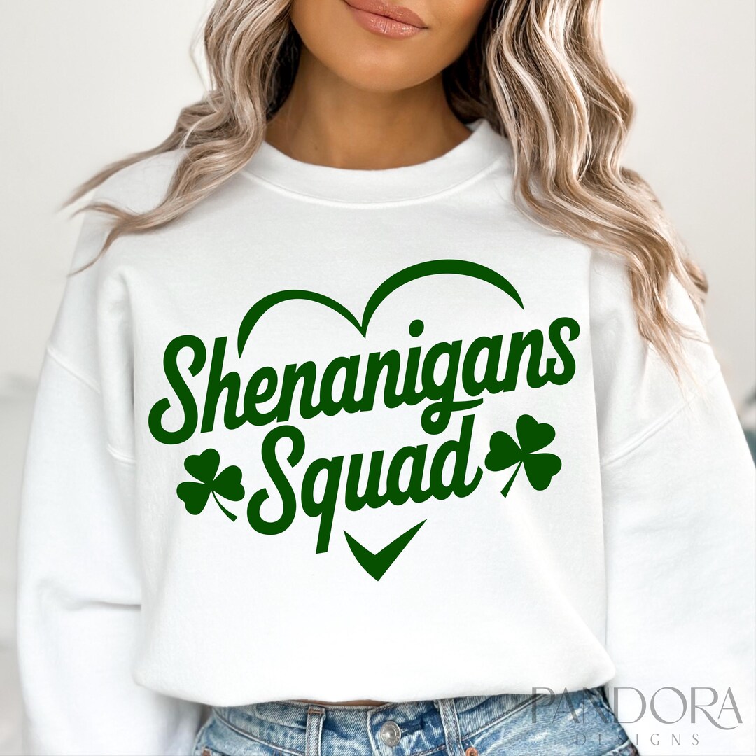 Shenanigans Squad Svg Png, St Patrick's Day Svg, Funny Irish Squad ...