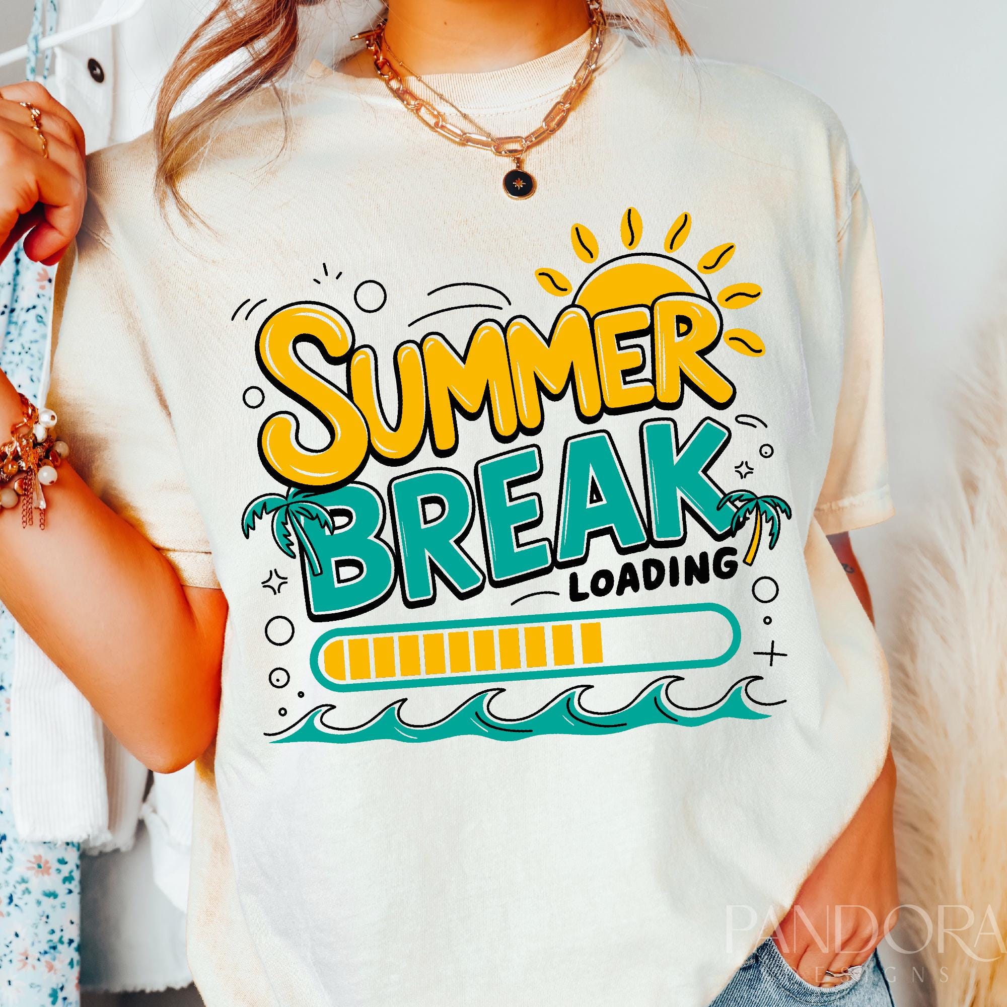 Summer Break Png, Summer Loading Png, Beach Vacation Png, End of School ...