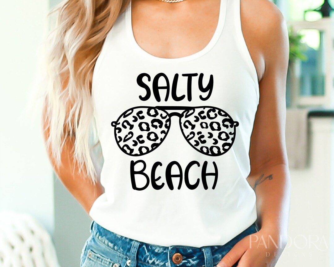 Salty Beach Svg Png, Funny Beach Svg Quotes, Summer Svg Cut, Cricut ...
