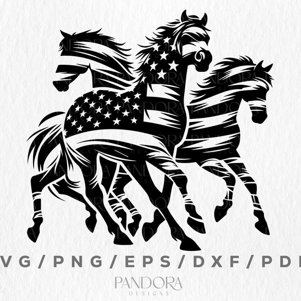 Horse Flag Art - Etsy UK
