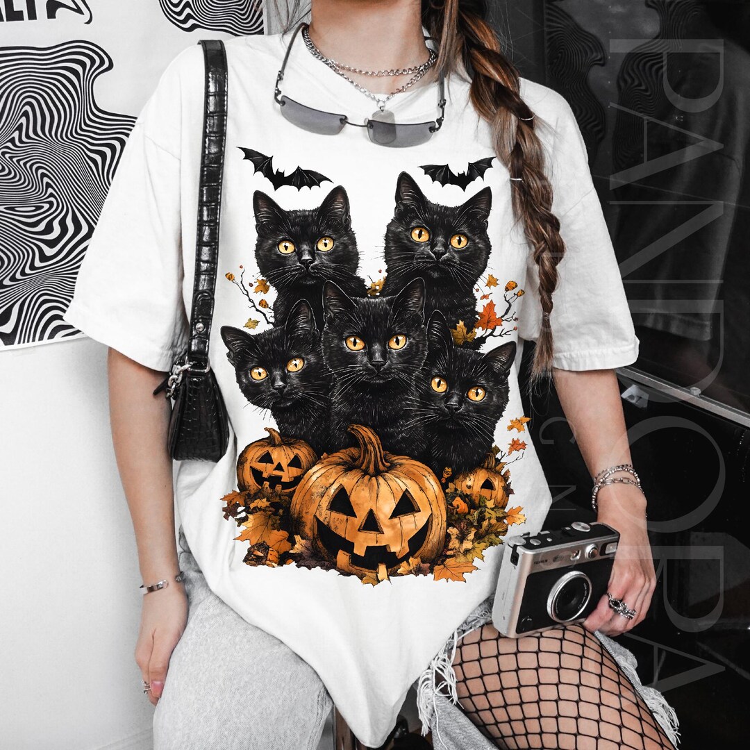 Black Cat Halloween Png, Cute Spooky Cat Png, Halloween Cats With ...