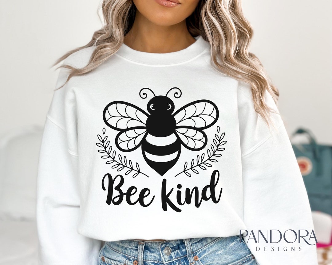 Bee Kind Svg Png, Bee Happy Svg, Be Kind Svg, Spread Kindness Svg, Bee ...