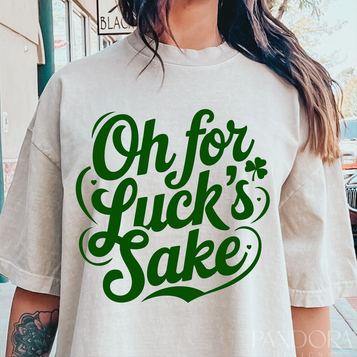Oh for Luck’s Sake St. Patrick’s Svg Png, Funny St Patricks Svg, St ...