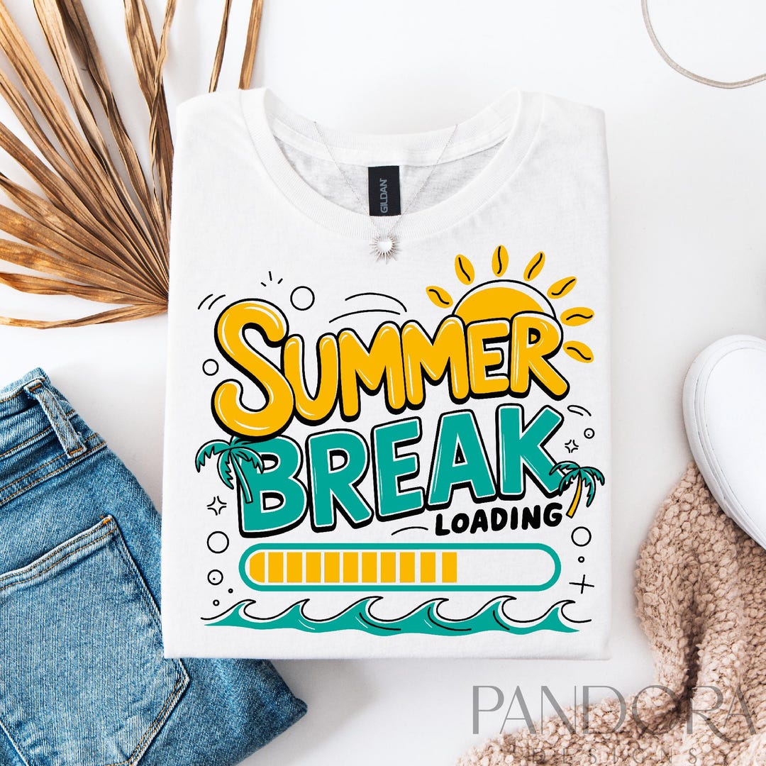 Summer Break Png, Summer Loading Png, Beach Vacation Png, End of School ...