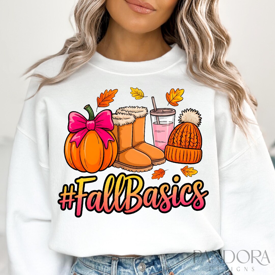 Fall Basics Png, Fall Vibes Sublimation, Fall Aesthetic Png, Cozy ...