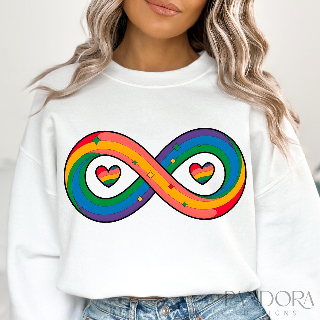 Rainbow Infinity Png, Autism Infinity Png, Rainbow Heart Png, Autism ...