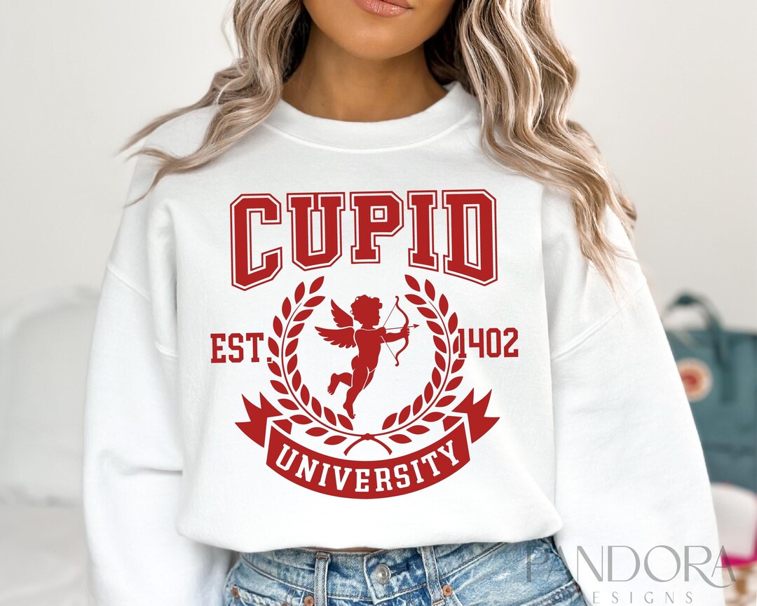 Cupid University Svg Png, Valentine’s Day Svg, Love University Svg ...