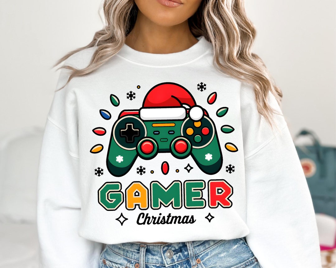 Gamer Christmas Png, Game Controller Png, Gamer Holiday Design, Gamer ...
