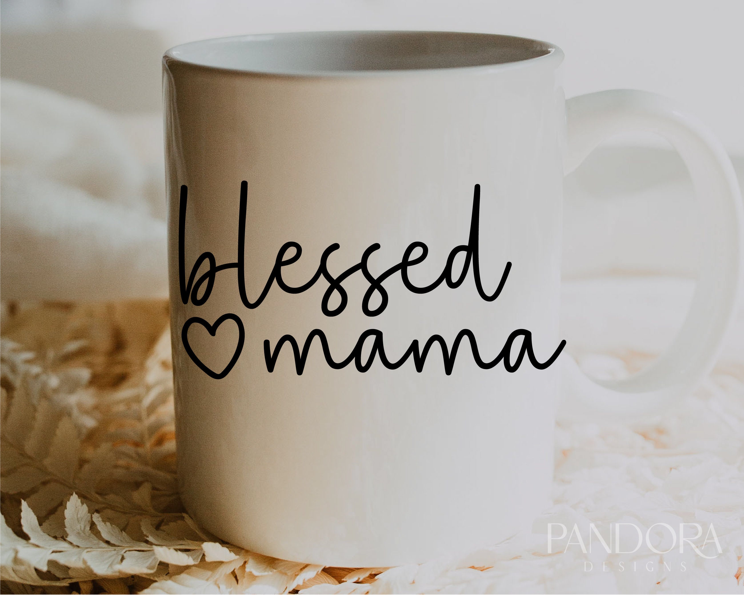 Blessed Mama Svg Png Christian Mom Svg Quotes Mother's - Etsy