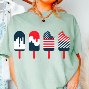 Patriotic Popsicle Png, Fourth of July Ice Cream Png, USA Summer Treats ...