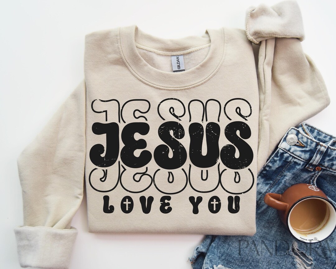 Jesus Loves You Svg Png, Christ's Love Svg, Jesus Heart Design ...